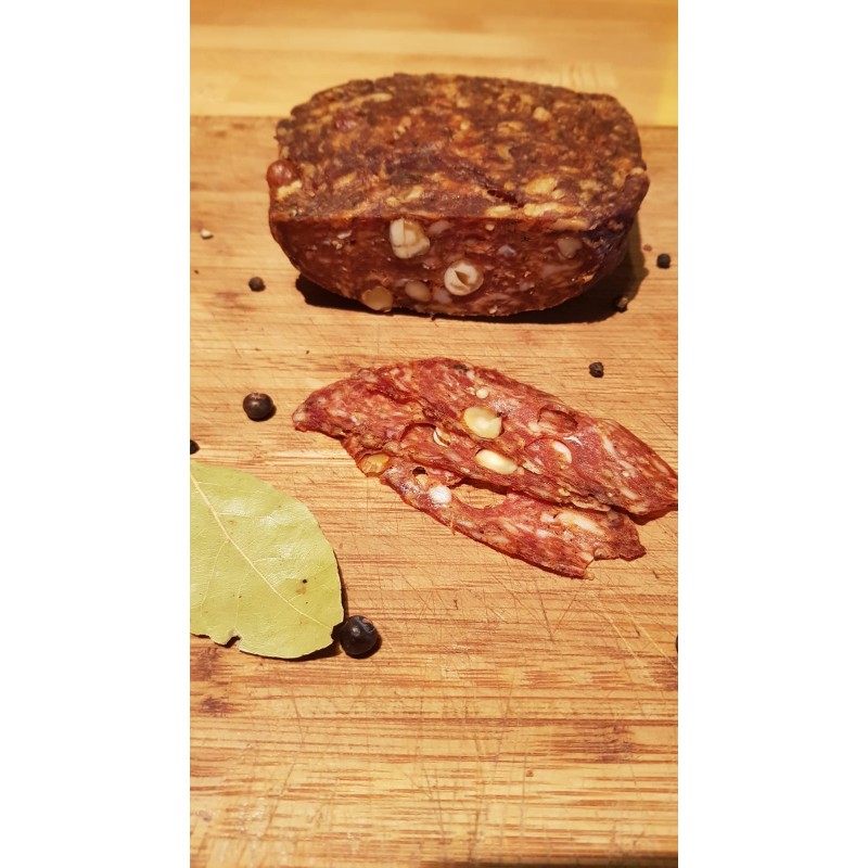 Rustikale Winter Salami Gewürzmischung. Brett Salami leicht gemacht